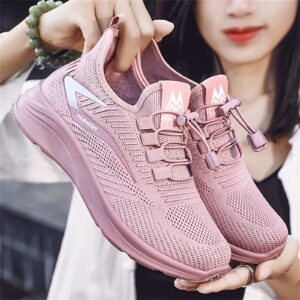 MLAGJSS White Canvas Sneakers for Women Women's Fashion Sneakers Women Slip On Walking Shoes Round Toe Comfort Athletic Shoes