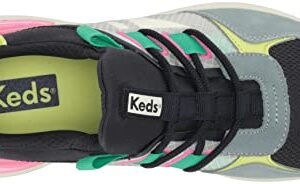 Keds Women's Tiasa Trail Sneaker, Navy/Pink, 7.5