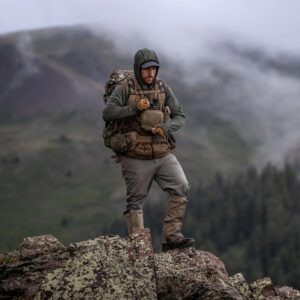 Eberlestock Recon Modular Bino Pack - Advanced Binocular Harness System with Customizable Attachments - Dry Earth - Small