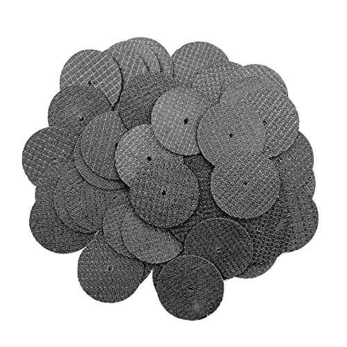 50pcs Rotary Tool Cut Off Wheels 1-1/4'' Fiberglass Reinforced Cutting Wheel Discs with 4Pcs Mandrels Rotary Tool Accessories for Cutting Metal, Wood, Stone