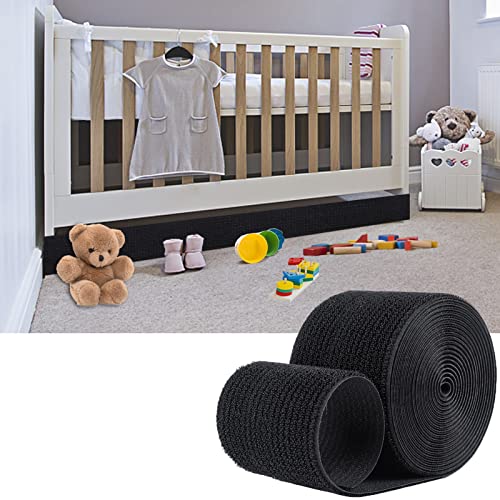 TEUVO 11cm x 3m Toy Blocker for Under Bed and Under Couch, Under Couch Blocker for Babies and Pets Toys from Going Sliding Adjustable Gap Bumper Under Sofa & Furniture