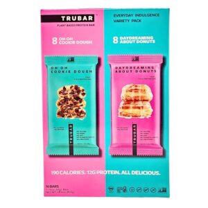 truwomen trubar plant protein bars 16ct,1.76oz