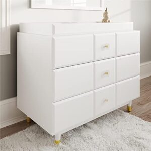 little seeds aviary changing dresser topper, white