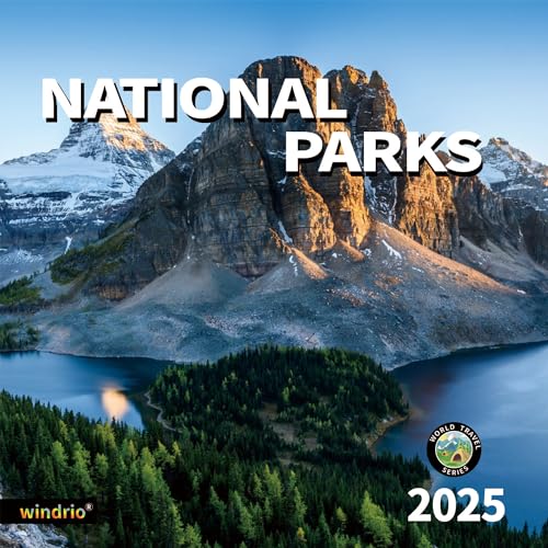 2024 Wall Calendar,Calendar 2025, 18 Months July 2024 - December 2025, Wall Calendar National Parks, 12" x 24" Opened,Full Page Months Thick & Sturdy Paper for Gift Perfect Calendar Organizing & Planning