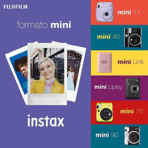 Fujifilm Instax Mini Stripe Instant Film 4 Packs of 10 = 40 Shots Bulk Pack