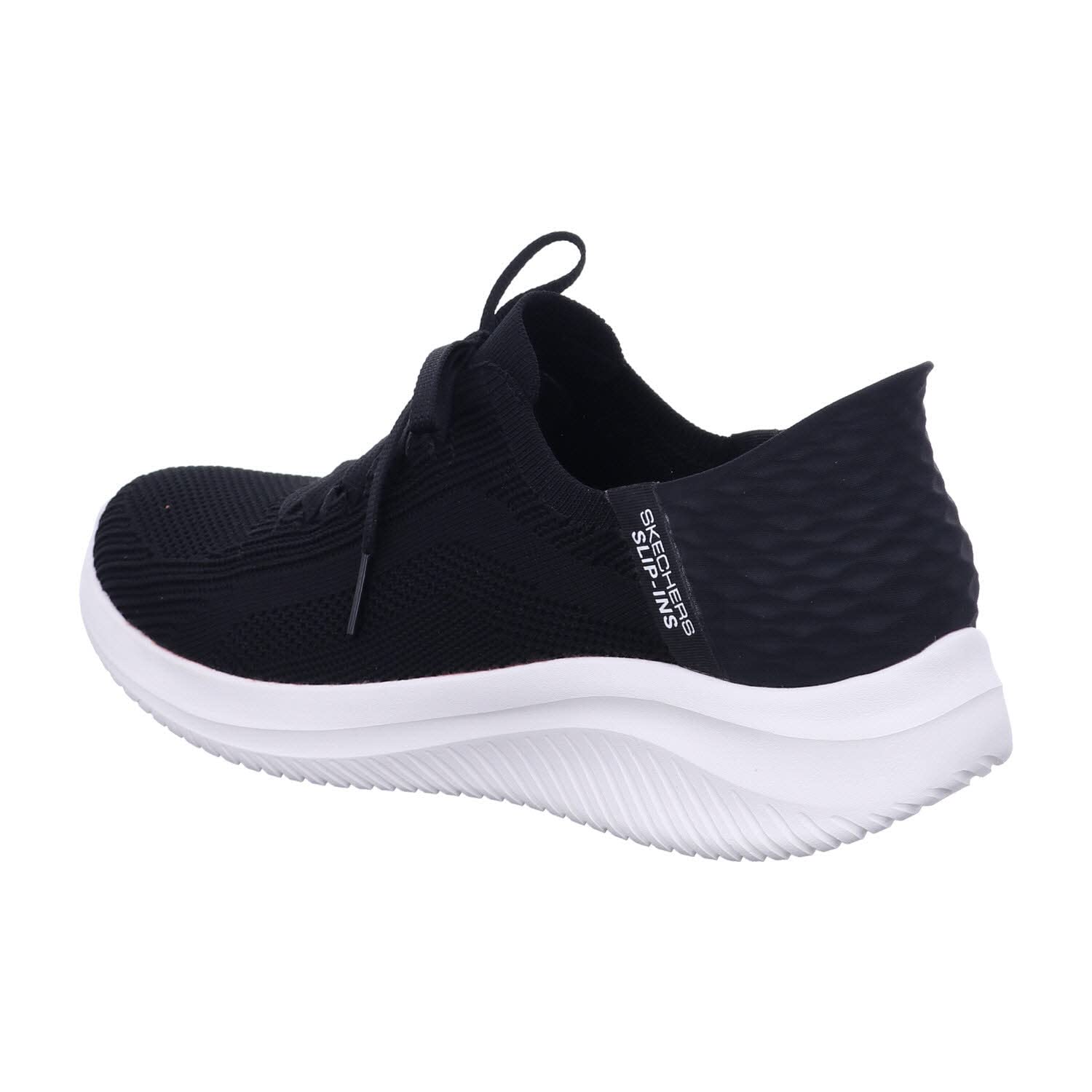 Skechers Sport Women's Women's Hands Free Slip-ins Ultra Flex 3.0-Brilliant Path Sneaker, Black/White, 8