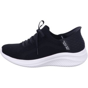 Skechers Sport Women's Women's Hands Free Slip-ins Ultra Flex 3.0-Brilliant Path Sneaker, Black/White, 8