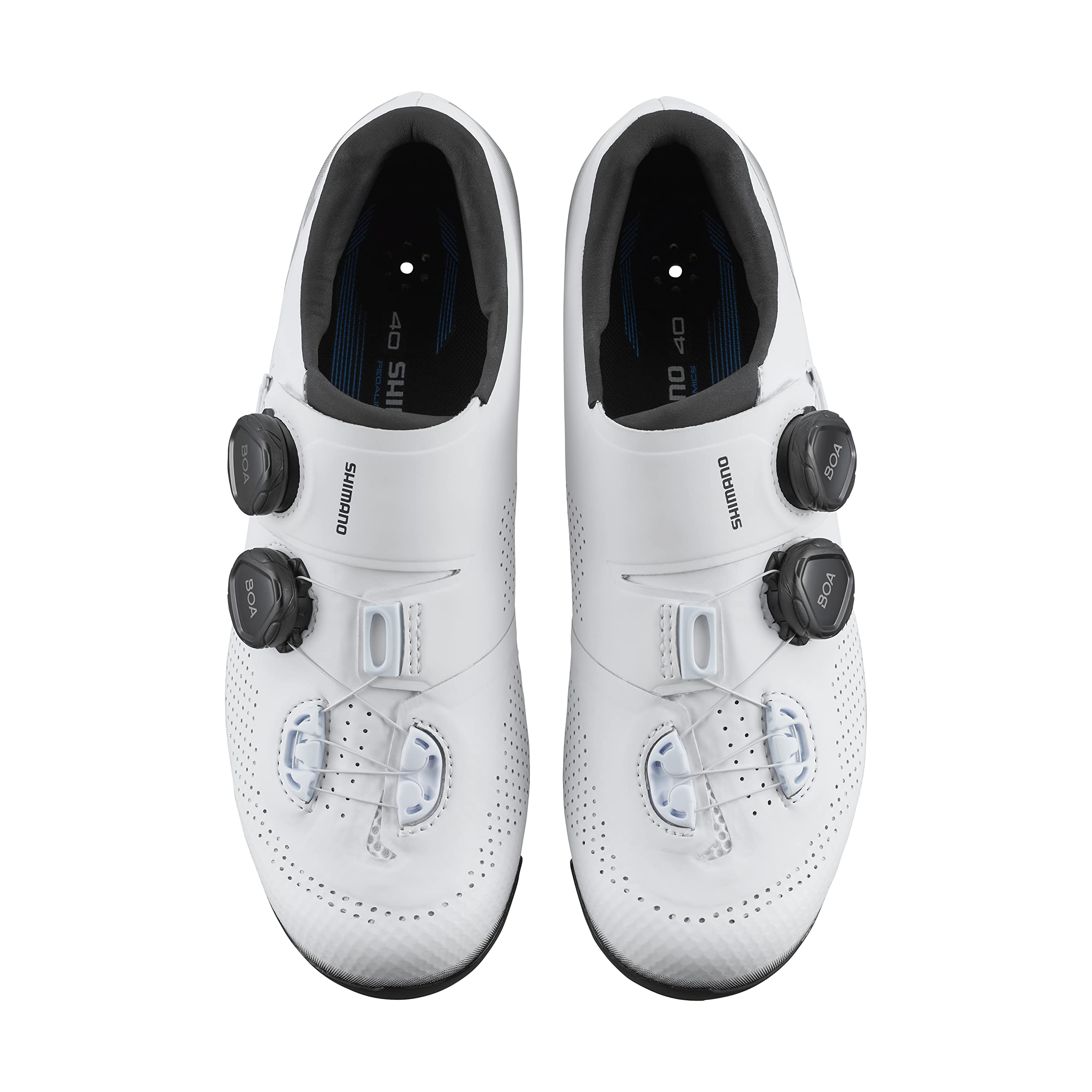 SHIMANO SH-RC702W Women’s High Performance Cycling Shoe, White, 10-10.5 Women (EU 43)