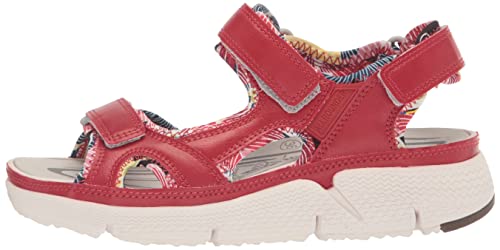 ALLROUNDER by MEPHISTO Women's Its Me Sandal, Red Soft, 8