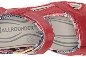 ALLROUNDER by MEPHISTO Women's Its Me Sandal, Red Soft, 8