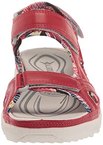 ALLROUNDER by MEPHISTO Women's Its Me Sandal, Red Soft, 8