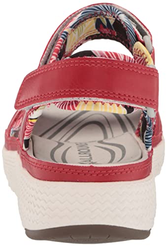 ALLROUNDER by MEPHISTO Women's Its Me Sandal, Red Soft, 8