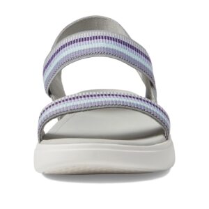 Skechers Women's 114400 Sandal, Purple Multi, 8