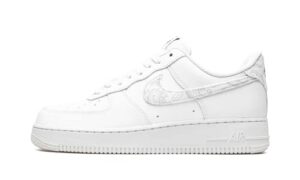 nike womens wmns air force 1 low dj9942 100 white paisley - size 9w