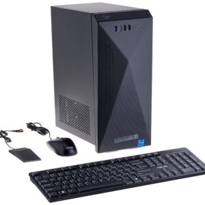 ASUS S501MD Desktop PC, Intel Core i7-12700, 16GB DDR4 RAM, 512GB PCIe SSD, Wi-Fi 6, Windows 11 Home, Black, S501MD-DB704