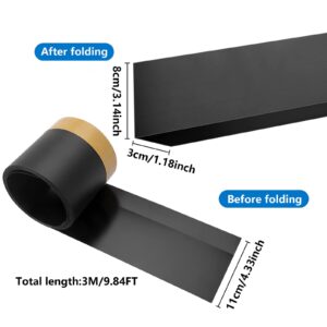 118 inch Gap Bumper Under Sofa Self-Adhesive, Toy Blocker Under Furniture,Under Bed Blocker for Pets, Blocker Sofa Baffle Avoid Things Sliding Under Couch