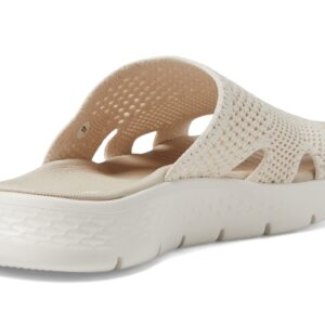 Skechers Women's GO Walk Flex Sandal-ELATION Slide, Natural, 8