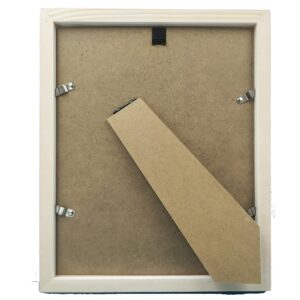 ZXT-parts 8x10 Picture Frames Red Photo Frame. Solid Wood, Plastic Panel （not Glass）, The Tabletop or The Wall.