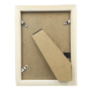 ZXT-parts 5x7 Picture Frames Red Photo Frame. Solid Wood, Cover Plastic Panel (Not Glass), The Tabletop or The Wall.