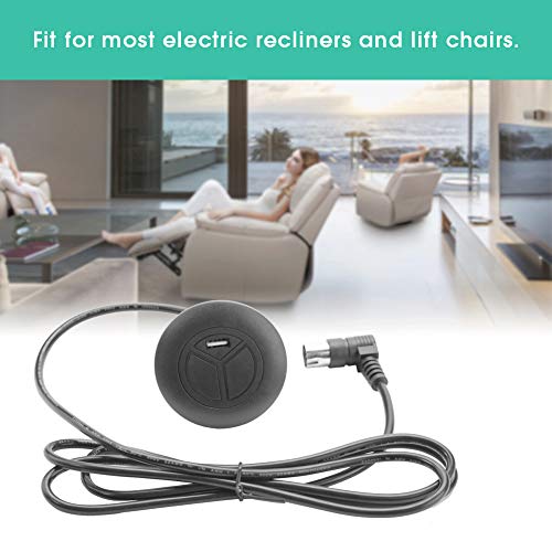 Ladieshow Recliner Switch,2 Button Stand Sofa Electric Recliner Lift Chair Electric Handset Control Replacement with USB Fixed Power Recliner or Lift Chair for Electric Recliner Chair Sofa Lift Chair