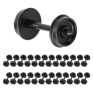 hp36ho 24pcs 36'' pom plastic wheels for model train 1:87 ho scale accessories