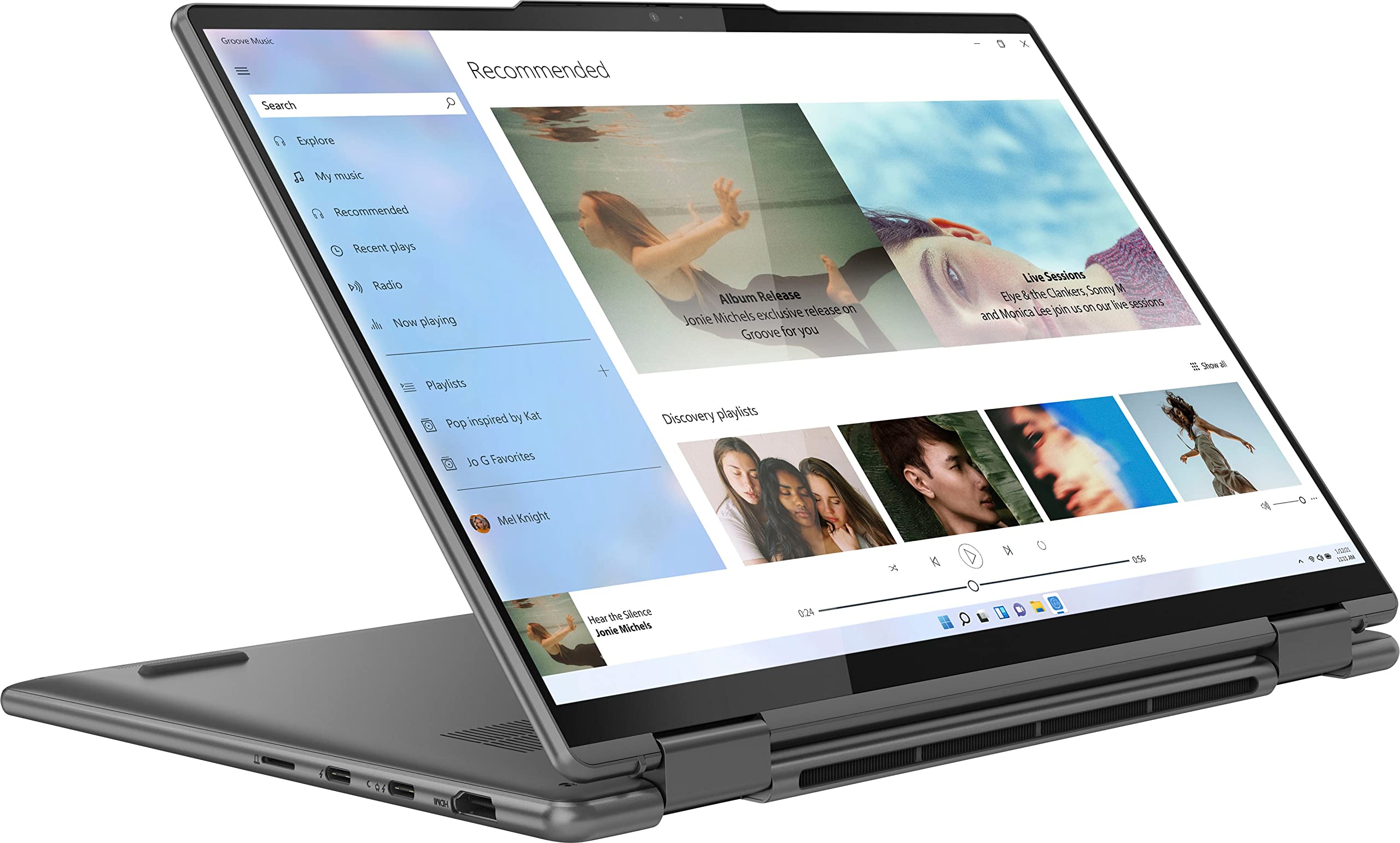 Lenovo Yoga 7i 2-in-1 Laptop, 14" 2.2K Touchscreen, Intel 12th Evo Platform 10-Core i5-1235U,8GB LPDDR5 RAM, 1024GB SSD, Intel Iris Xe Graphics, Backlit KB, FP, Win11 H, W/Stylus Pen