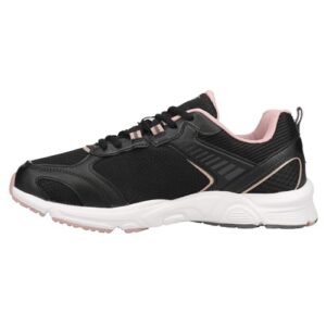 avia forte women’s running shoes with lightweight breathable mesh - black/dark grey/light pink, 10 wide