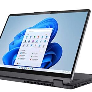 2022 LENOVO IdeaPad Flex 5 14" 2.2K Touchscreen 2-in-1 Laptop 8-Core AMD Ryzen 7 5700U 16GB RAM 2TB SSD Radeon Graphics HDMI USB-C Backlit KB w/ FP Reader WiFi-6 Windows 11 w/ RATZK 32GB USB