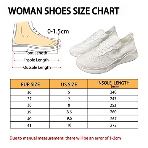 KUIFORTI Lovely Pug Print Women's Road Running Shoes Lightweight Athletic Shoes for Girls Cute Fashion Sneakers Breathable Mesh Sports Tennis Shoes,Size 40 EU