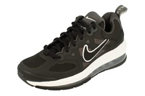 nike womens air max genome running trainers cz1645 sneakers shoes (uk 4 us 6.5 eu 37.5, black metallic anthracite white 002)