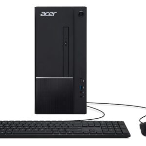 Acer Aspire TC-1750-UR11 Desktop | 12th Gen Intel Core i5-12400 6-Core Processor | 8GB 3200MHz DDR4 | 512GB NVMe M.2 SSD | 8X DVD | Intel Wireless Wi-Fi 6E AX211 | Bluetooth 5.2 | Windows 11 Home