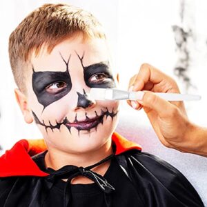 Halloween Makeup Face Body Paint - Professional SFX Makeup Kit Special Effects Ghost Skeleton for Adult Full Coverage Cosplay Corpse Paint Fx Makeup (Black & White)