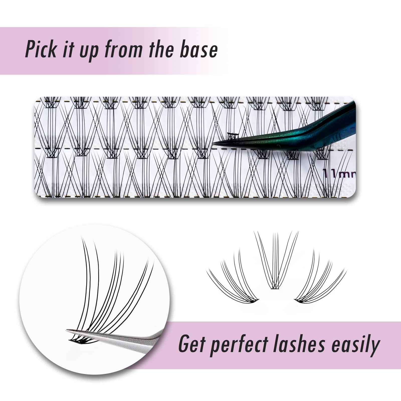 IKVVOM 20 Pairs 4 Styles False Lashes Dramatic Lashes Volume Natural Look Wispy Cat Eye Multipack (Mixed)