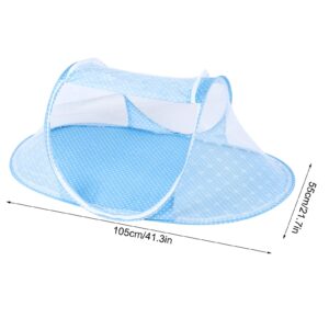 Tefola Baby Mosquito Net,Folding Crib Netting Baby Bedding Portable for Children Summer Supplies