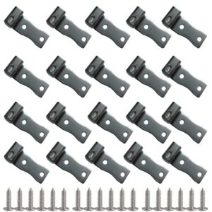 jikaihong 20 pcs sofa spring clips stainless steel couch spring repair kit, sofa spring repair kit includes all hardware