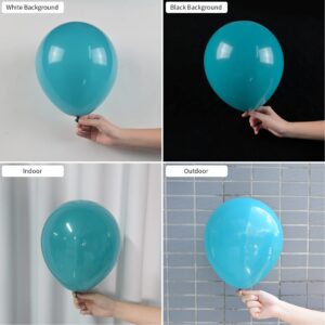 Peacock Blue Balloons Turquoise Blue Latex Balloon 5 10 12 18inch Different Sizes 103pcs Teal Blue Balloons Kit for Kids Birthday Party Decoration Gender Reveal Baby Shower Wedding Whale Theme