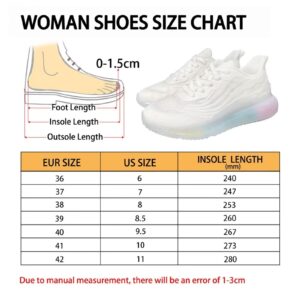 Yzaoxia Chihuahua Dog Sneakers for Women Size 9.5 Lightweight Running Sports Shoes Girls Air Cushion Shoes Comfortable Walking Shoes