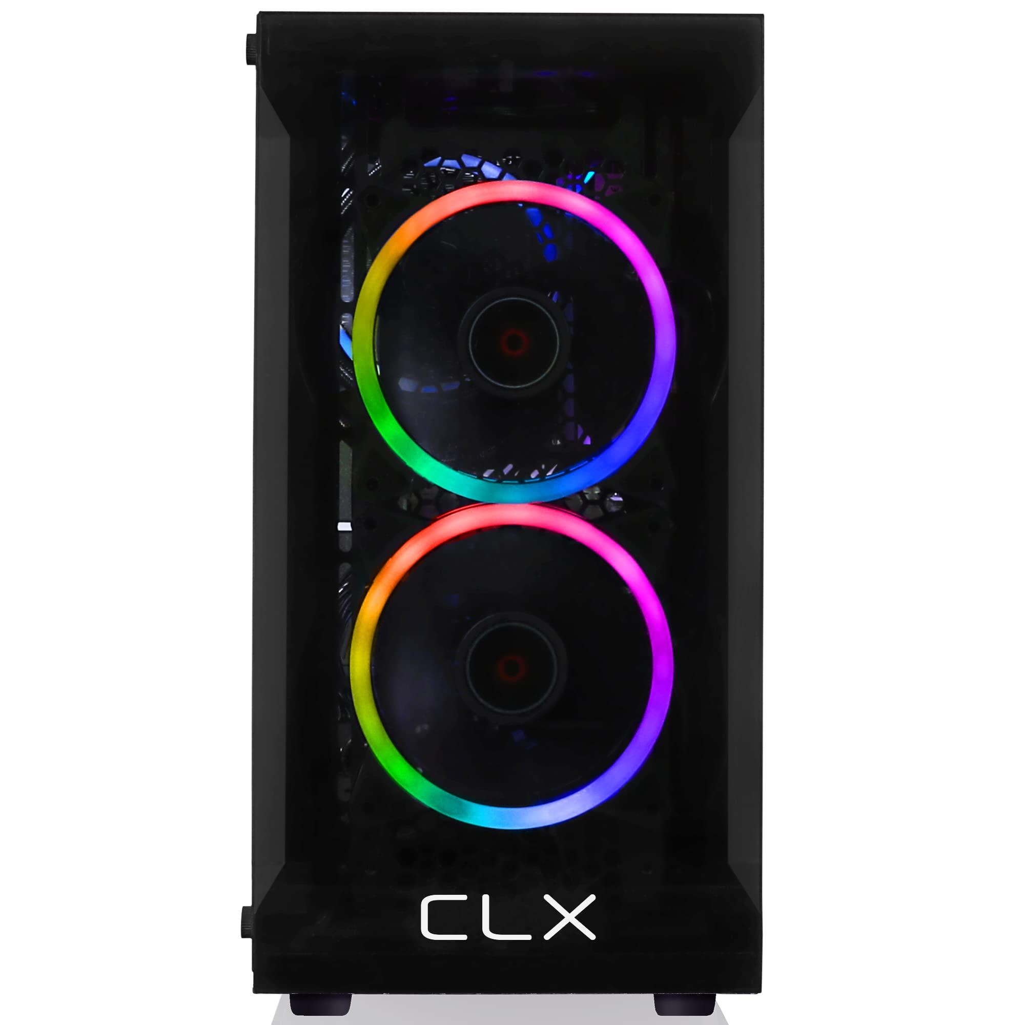 CLX Set Gaming Desktop - Intel Core i5 10400F 2.9GHz 6-Core Processor, 16GB DDR4 Memory, GeForce GTX 1650 4GB GDDR5 Graphics, 1TB SSD, WiFi, Windows 11 Home 64-bit, Black