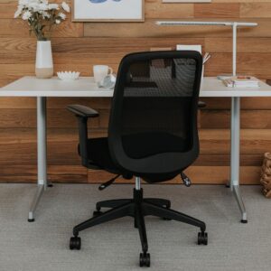 Haworth Assure Office Chair-Stylish Desk Chair with Breathable Mesh Finish - Without Lumbar Support