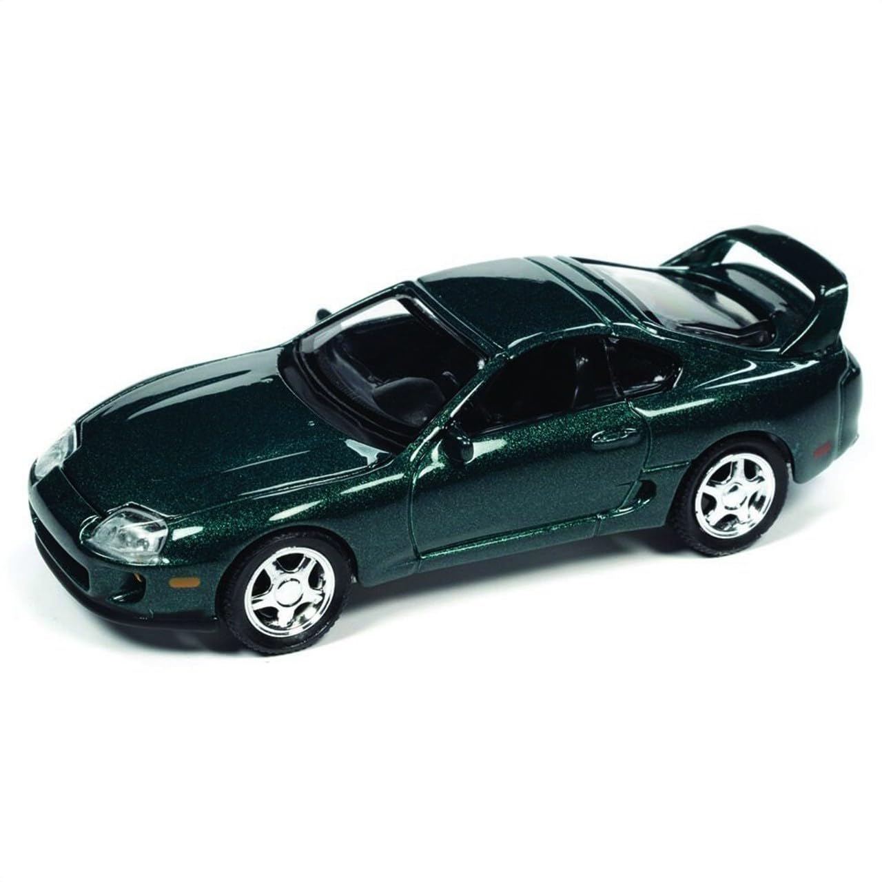 1996 Supra Deep Jewel Green Metallic Modern Muscle Limited Edition 1/64 Diecast Model Car by Auto World 64362-AWSP102 B