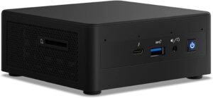 latest intel nuc11 tiny client mini desktop | intel 4-core i5-1135g7 | 16gb ram 512gb ssd | iris xe graphics | wifi 6 | usb-c | hdmi | mini-dp | rj45 | thunderbolt3 | windows 10 pro