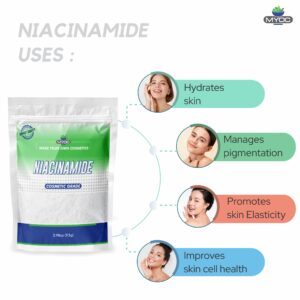 MYOC Niacinamide -3.9oz Pure Niacinamide Powder, Niacinamide Powder Cosmetic Grade, DIY Niacinamide Powder for Serum & Cream