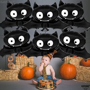 KatchOn, Black Halloween Bat Balloons - 35 Inch, Pack of 8 | Spooky Halloween Balloons for Halloween Party Decorations | Baby Bat Balloon, Halloween Mylar Balloons | Halloween Birthday Decorations