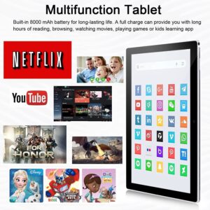 YOBANSE Android Tablet 10 inch, Android 12 Tablet, 6GB RAM 64GB ROM