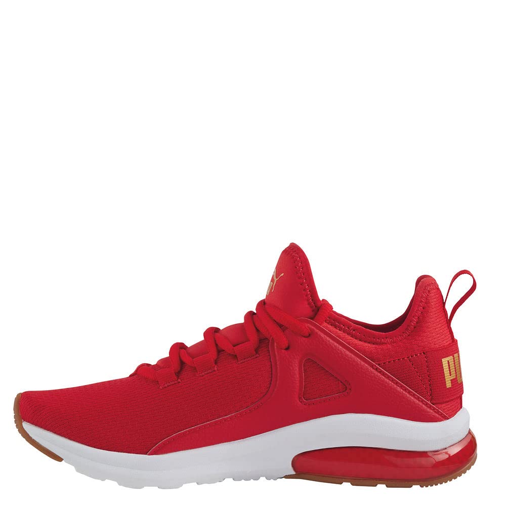 PUMA Electron 20 Athletic Sneaker Womens Running 6 BM US RedGold