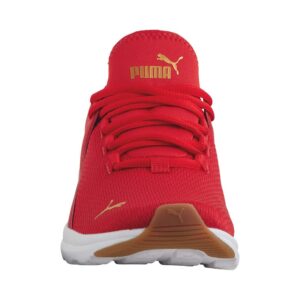 PUMA Electron 20 Athletic Sneaker Womens Running 6 BM US RedGold