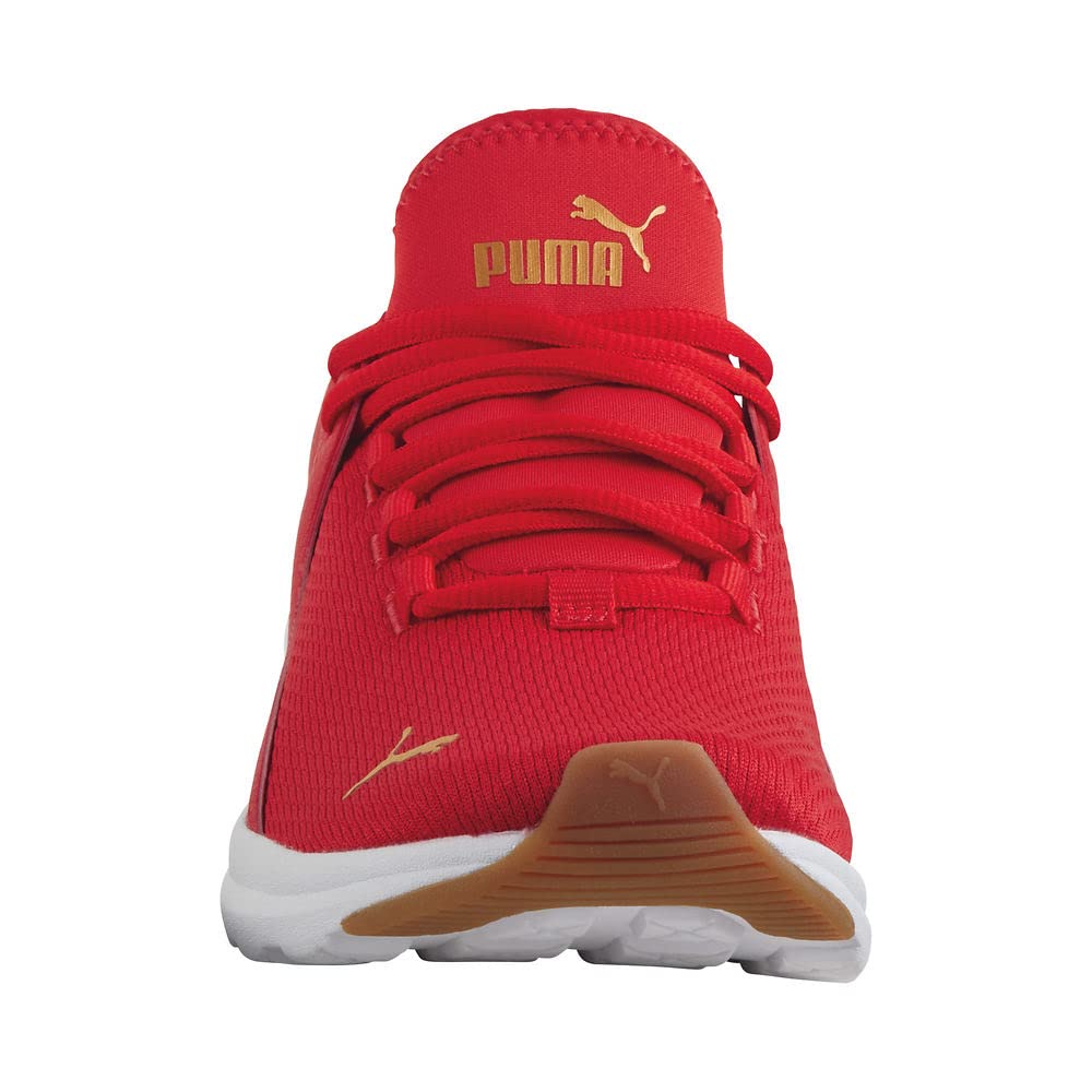 PUMA Electron 20 Athletic Sneaker Womens Running 6 BM US RedGold