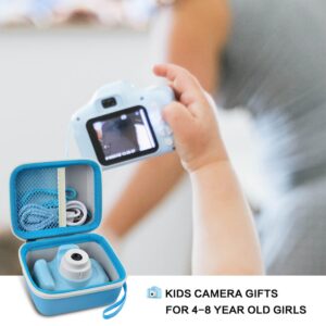 GWCASE Camera Case Compatible with Seckton for Goopow for Desuccus for Rindol for VATENIC for Rikum for GKTZ Kid Toy Video Camera. Kids Digital Cameras Carrying Holder Container (Box Only)-Light Blue