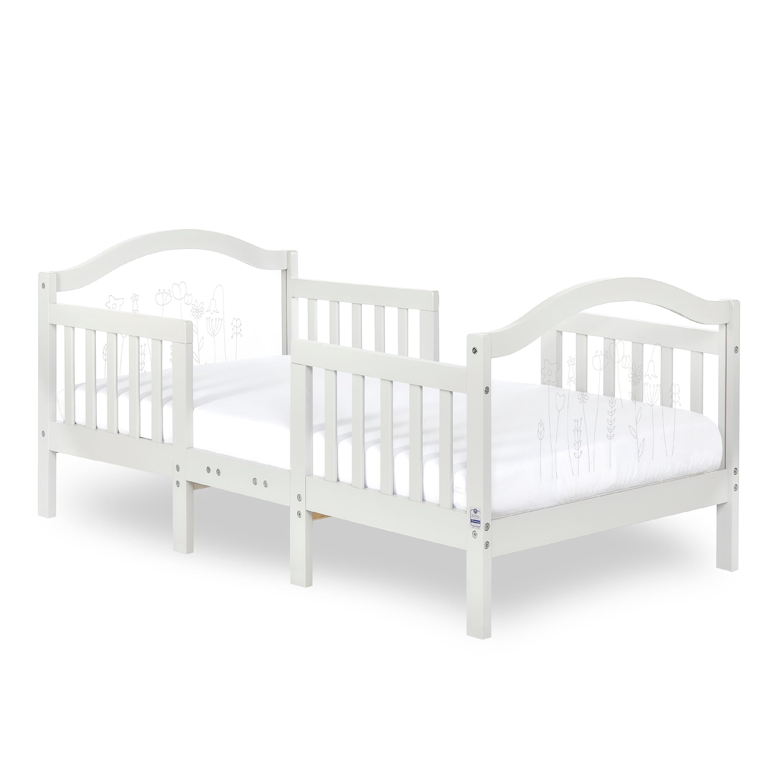 Dream On Me Rosie Toddler Bed in Grey