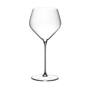 Riedel Veloce Chardonnay Glasses (Set of 2) Bundle with Microfiber Polishing Cloth (2 Items)